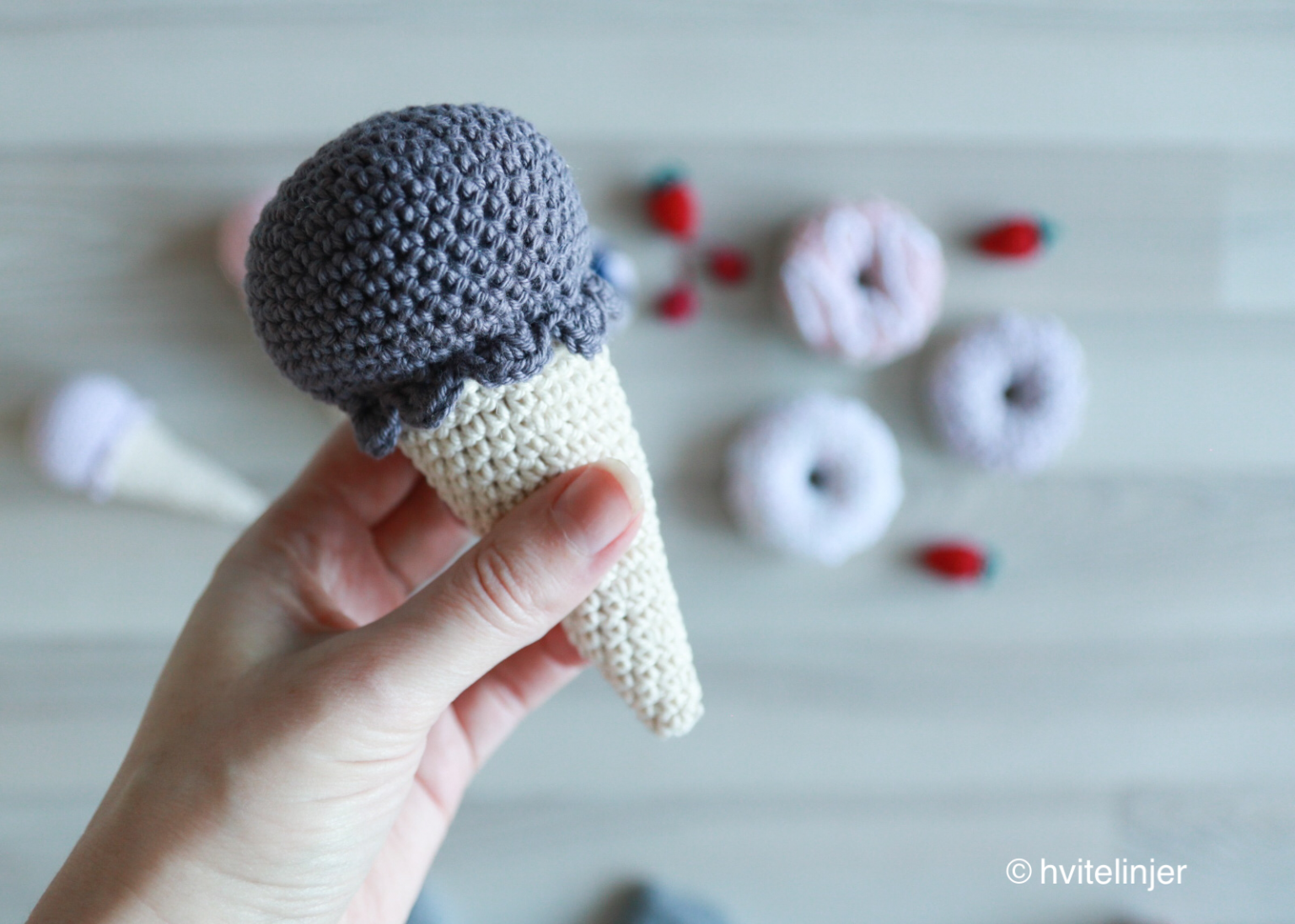 Hekle iskrem (med oppskrift) - HVITELINJER BLOGG